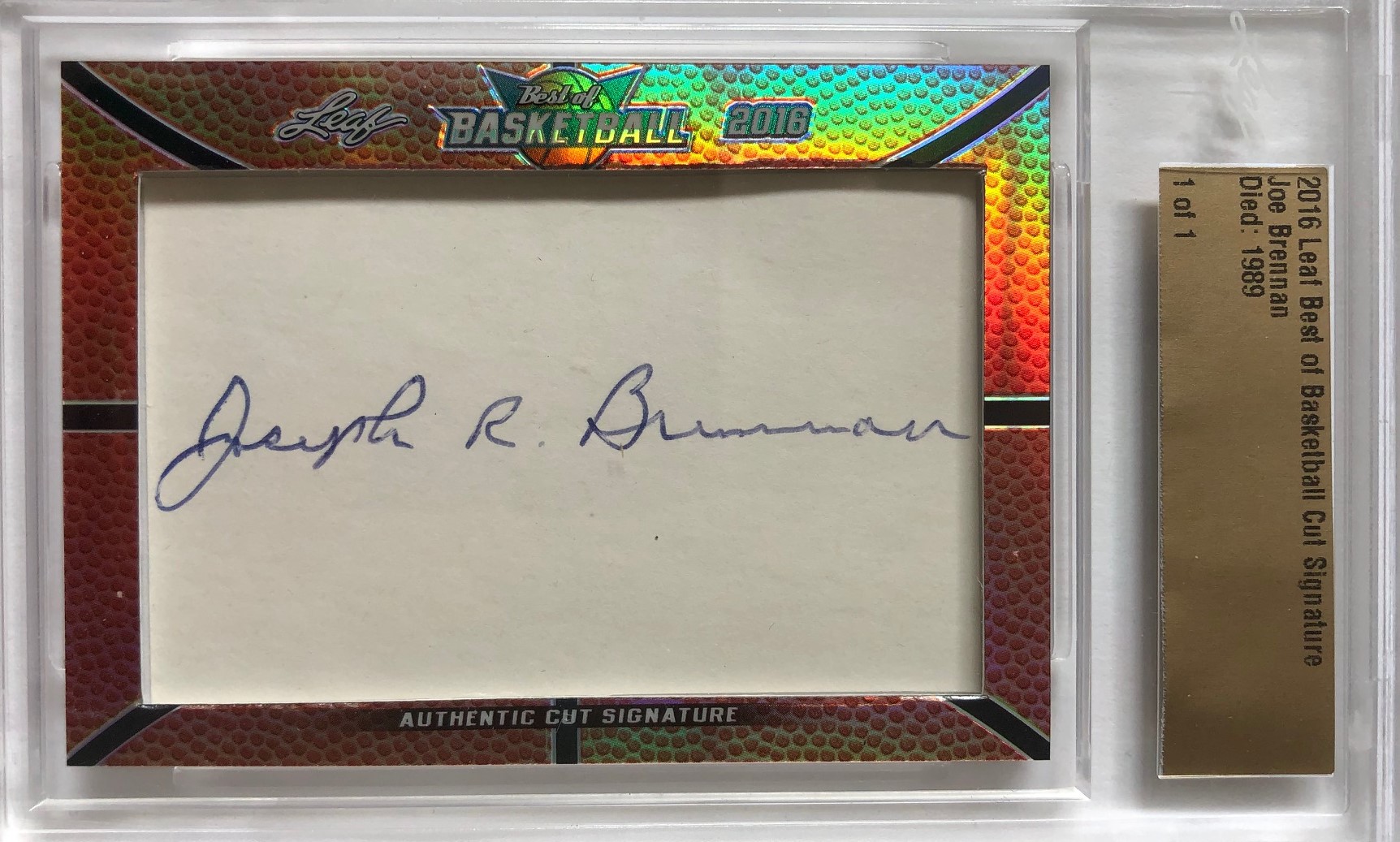 Joe Brennan - Hall of Fame Basketball Player