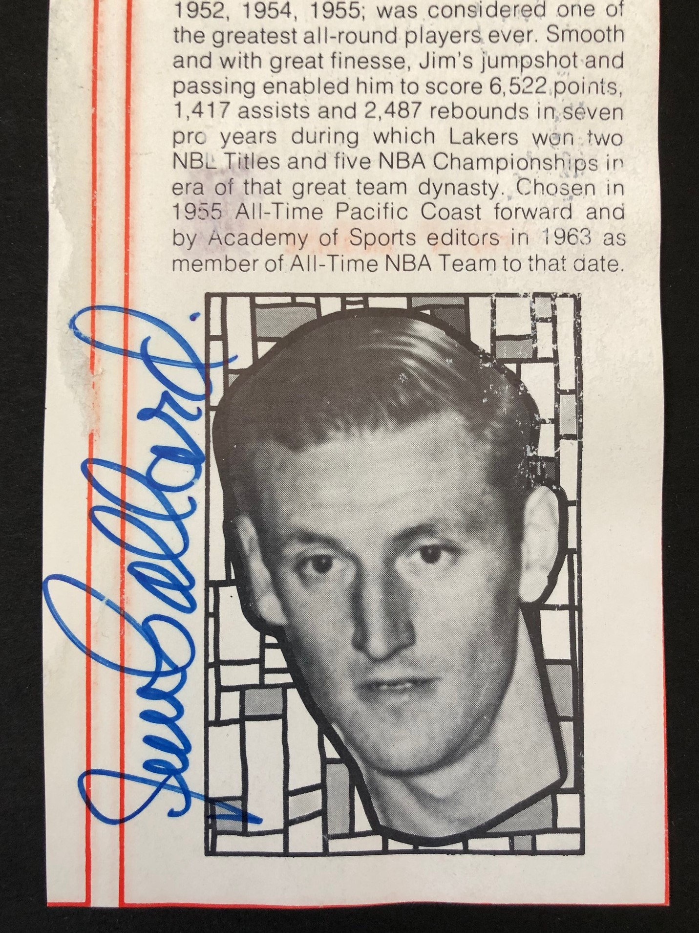 Jim Pollard - HOF BB Players